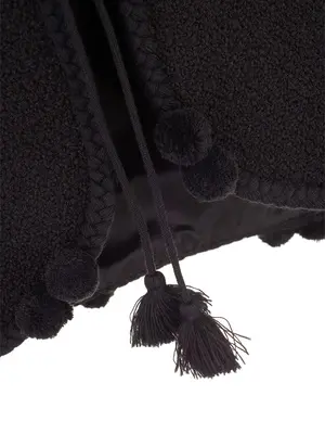Celine Folk Vest In Braided Wool Tweed