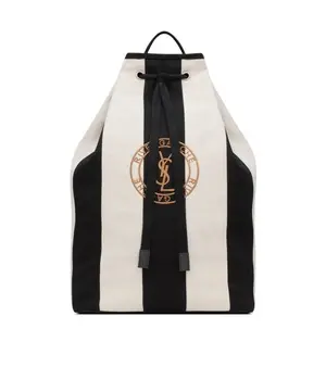 Saint Laurent Rive Gauche Sling Bag - White