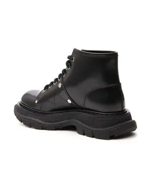 Alexander McQueen Tread Lace-up Boots - Black