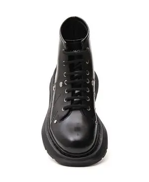 Alexander McQueen Tread Lace-up Boots - Black