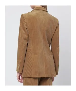 P.a.r.o.s.h Corduroy Double-breasted Blazer