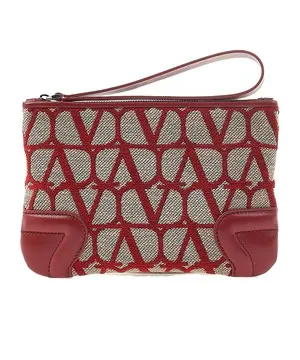 Valentino Garavani Logo Clutch