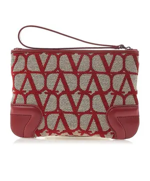 Valentino Garavani Logo Clutch