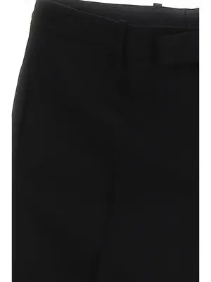 Off-White High Waist Straight Leg Trousers