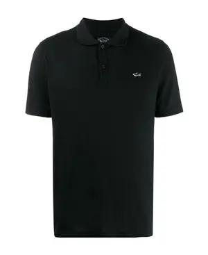 PAUL  SHARK Short Sleeve Logo Polo Shirt