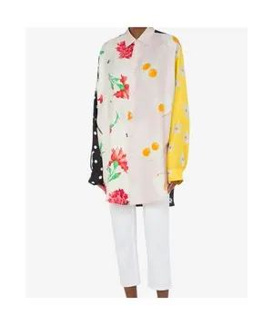 Moschino Patchwork Print Button-up Shirt