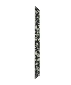Dolce & Gabbana Dolce Gabbana Floral Print Scarf - Black