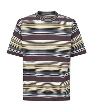 Sacai Striped Crewneck T-shirt