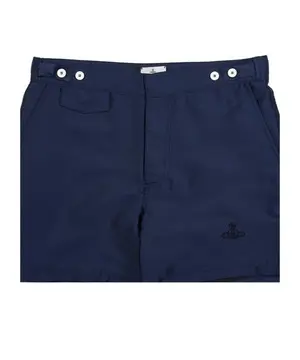 VIVIENNE WESTWOOD Orb Logo Swim Trunks - Blue