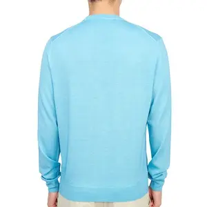 DRUMOHR Merino Crew-neck Jumper - Blue
