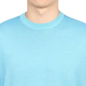 DRUMOHR Merino Crew-neck Jumper - Blue