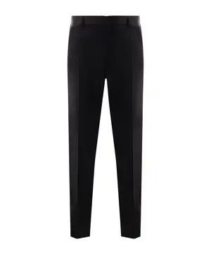 Dolce & Gabbana Tailored Pressed Crease Trousers - Black