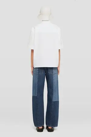 JIL SANDER Patchwork Straight-leg Jeans