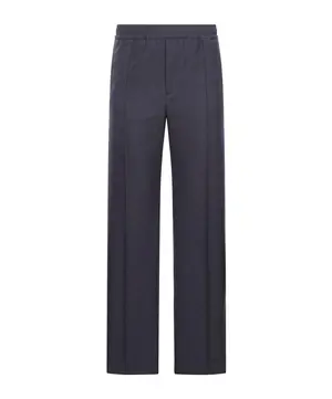 Gucci Monogrammed Straight-leg Pants - Black