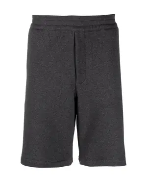 Alexander McQueen Straight Leg Track Shorts - Black