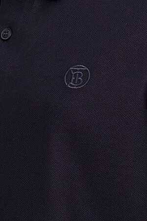 Burberry Logo Embroidered Short Sleeved Polo Shirt