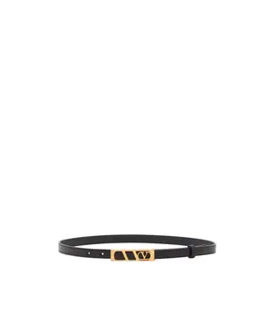 Valentino Garavani Vlogo Signature Belt - Black