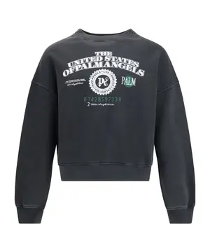 Palm Angels The United States Of Palmangels" Printed Sweatshirt