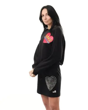 Moschino Heart Appliqué Crewneck Sweater