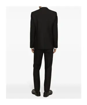 Dolce & Gabbana Single-breasted Wool-silk Suit - Midnight Blue
