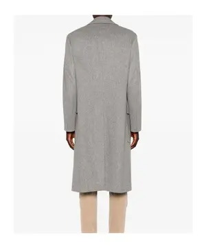 LARDINI Double-breasted Wool Coat