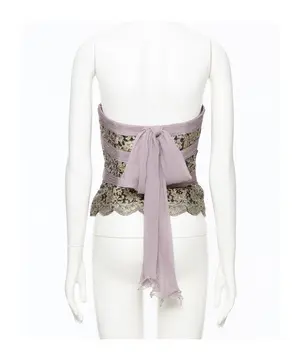 Valentino Garavani Strapless Bow Detailed Top