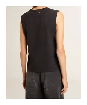 GOLDEN GOOSE Sleeveless Beaded Top