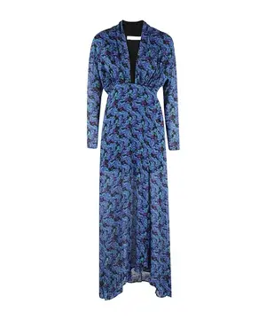 IRO PARIS Printed Long-sleeve Maxi Dress - No