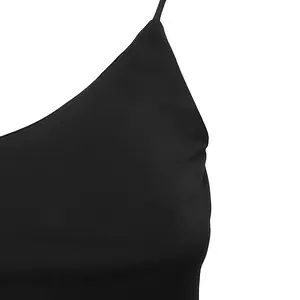 Dsquared2 One Shoulder Mini Dress - Black