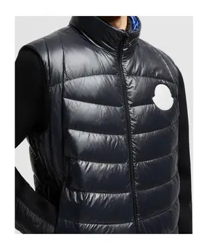 Moncler Logo Patch Down Vest