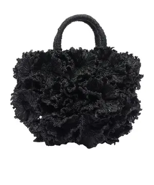 IBELIV 3d Embellished Handbag - Black