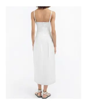 Co Bustier Poplin Dress