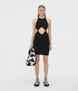 Bottega Veneta Cut-out Detailed Sleeveless Mini Dress