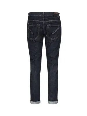 DONDUP Stretch Low-rise Jeans - Black