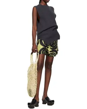 Nanushka Sleeveless Ribbed Wool Blend Jumper