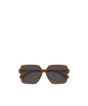 Bottega Veneta Square Frame Sunglasses - Brown