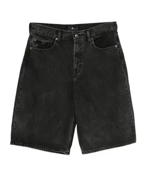7 For All Mankind Wide-leg Denim Shorts