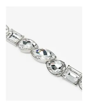 Alexander McQueen Crystal Embellished Cocktail Bracelet