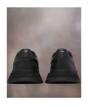 MAISON MARGIELA 50-50 Lace-up Calfskin Sneakers - Black
