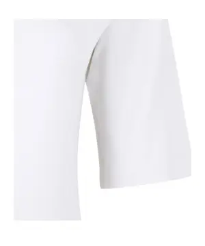 Fabiana Filippi Collared Short-sleeved Knitwear With Embellished Collar
