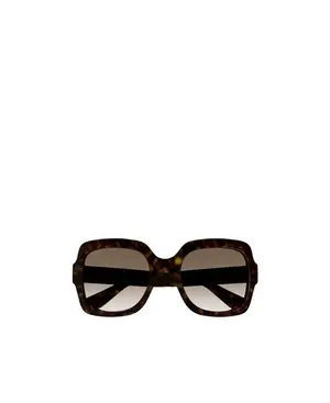 Gucci Rectangle Frame Sunglasses - Black