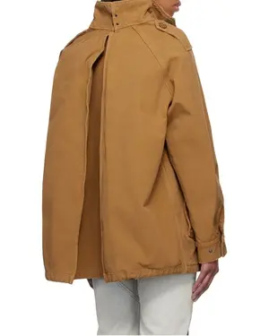 MAISON MARGIELA Cotton Zip-up Jacket With Drawstring Hem