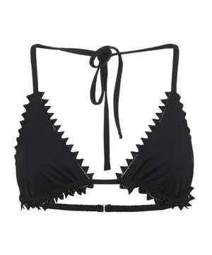 Jacquemus The Picot Bikini Top - Black