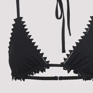 Jacquemus The Picot Bikini Top - Black