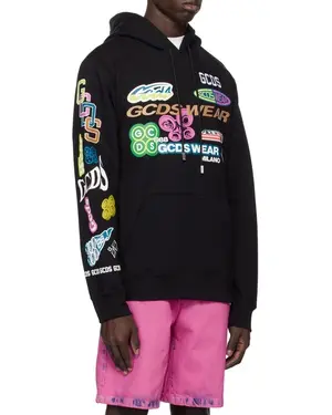 Gcds Printed Logo Hoodie