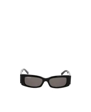 Balenciaga Rectangular Frame Sunglasses - Gray
