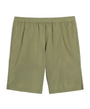 AMI Paris De Coeur Swim Shorts - Olive