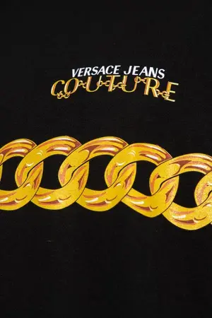 Versace Chain Printed Crewneck T-shirt