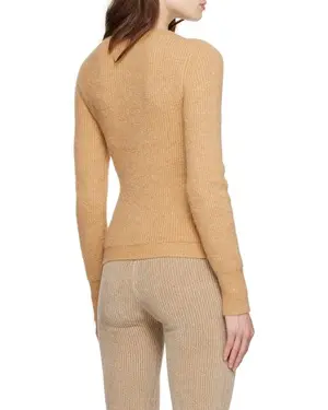 Jacquemus Le Papier" Asymmetrical Button Front Sweater
