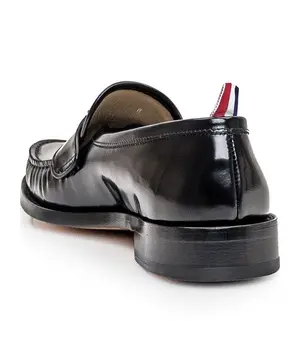 Thom Browne Ruched Detail Slip-on Loafers